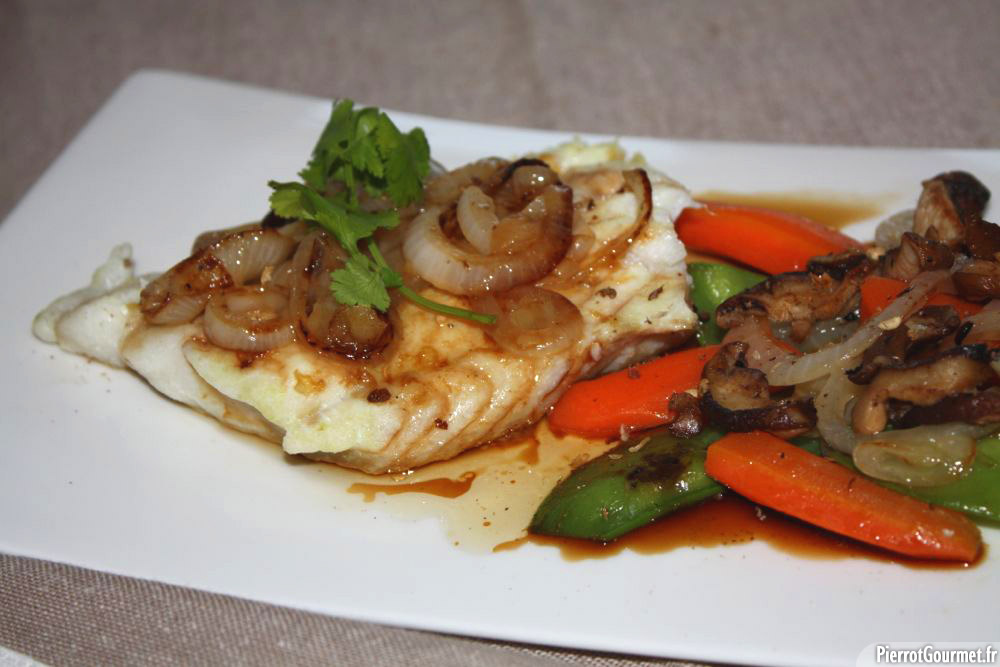 Poisson vapeur au gingembre - PierrotGourmet.fr